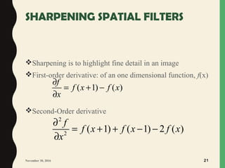 Spatial domain and filtering | PPT