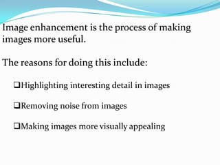 Spatial enhancement | PPTX