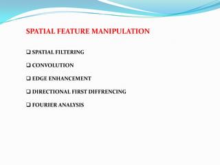 Spatial enhancement | PPTX