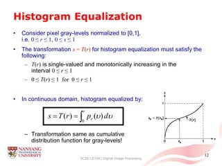 SpatialEnhancement of course CE7491 of NTU | PPT