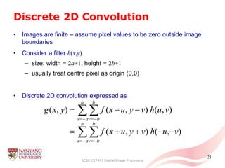 SpatialEnhancement of course CE7491 of NTU | PPT