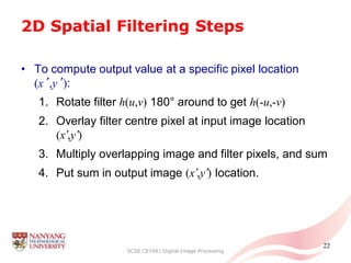SpatialEnhancement of course CE7491 of NTU | PPT