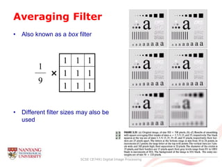 SpatialEnhancement of course CE7491 of NTU | PPT