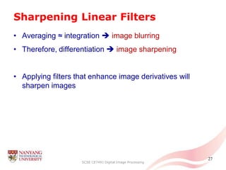 SpatialEnhancement of course CE7491 of NTU | PPT