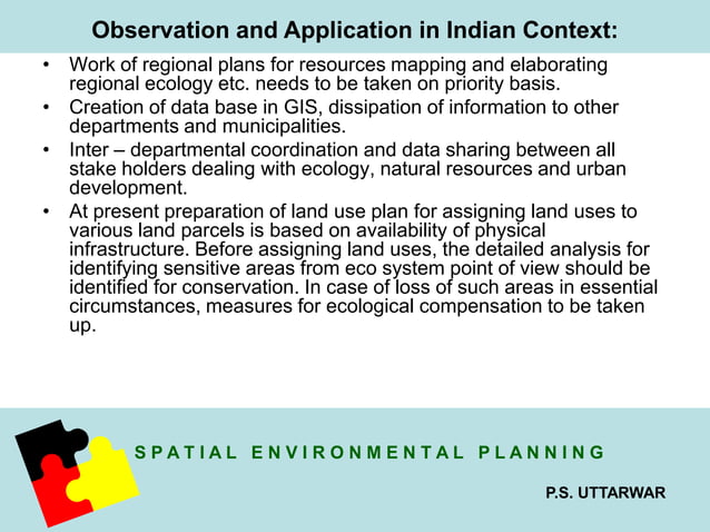 Spatial environmental planning | PDF