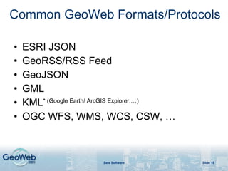 Spatial ETL For Web Services-Based Data Sharing | PPT