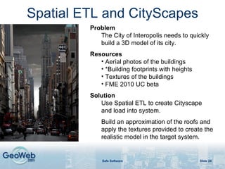 Spatial ETL For Web Services-Based Data Sharing | PPT