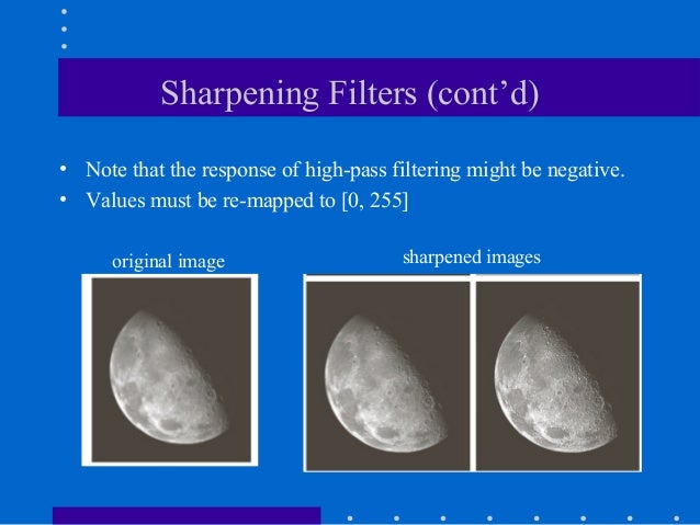 Spatial filtering Spatial filtering
