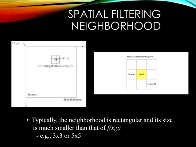 Spatial filtering using image processing | PPT | Photo Editing Software ...