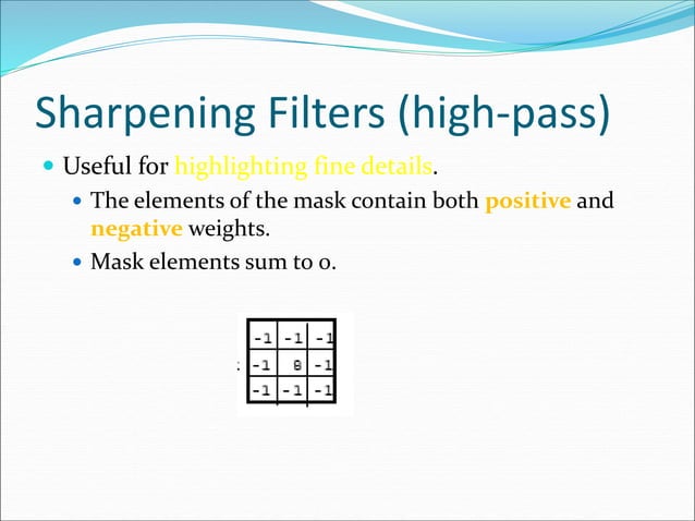Spatial filtering | PPT