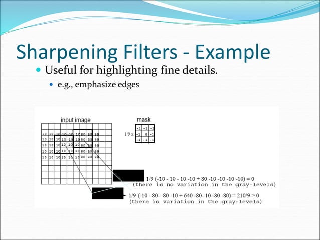 Spatial filtering | PPT