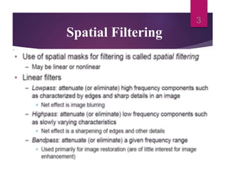 Spatial filtering | PPT