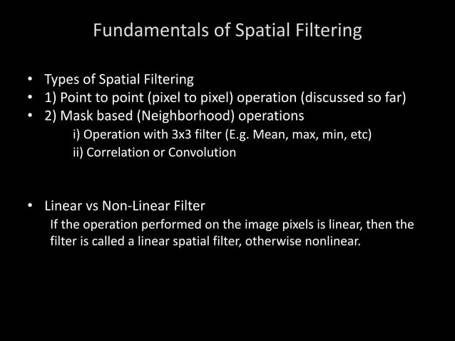 Spatial filtering | PDF