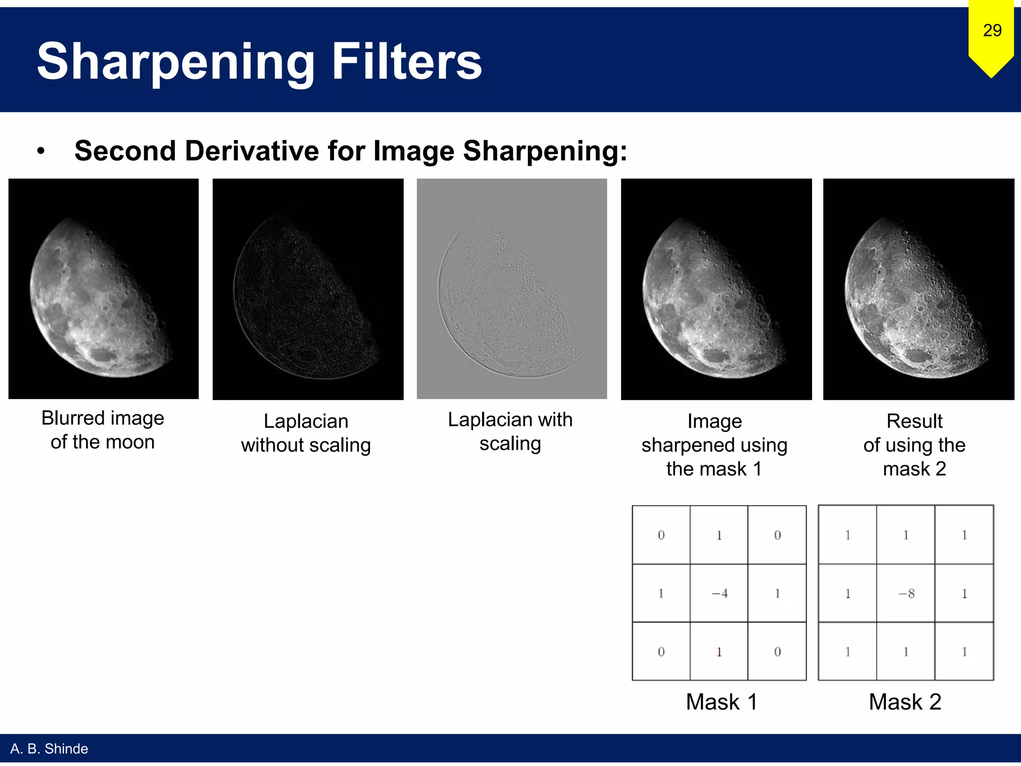 Image Processing: Spatial filters | PPSX