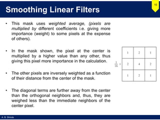 Image Processing: Spatial filters | PPSX
