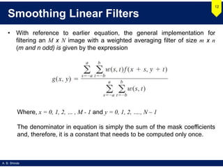 Image Processing: Spatial filters | PPSX