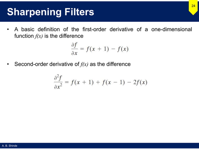 Image Processing: Spatial filters | PPSX | Photo Editing Software ...
