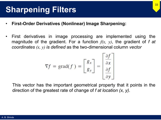 Image Processing: Spatial filters | PPSX | Photo Editing Software ...