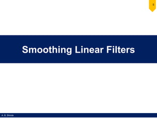 Image Processing: Spatial filters | PPSX