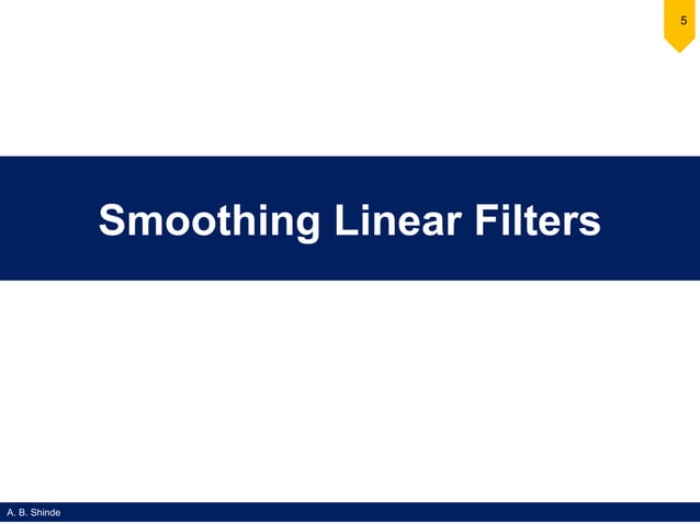 Image Processing: Spatial filters | PPSX | Photo Editing Software ...