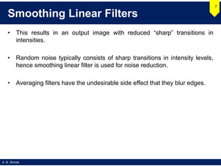 Image Processing: Spatial filters | PPSX