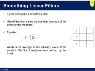 Image Processing: Spatial filters | PPSX