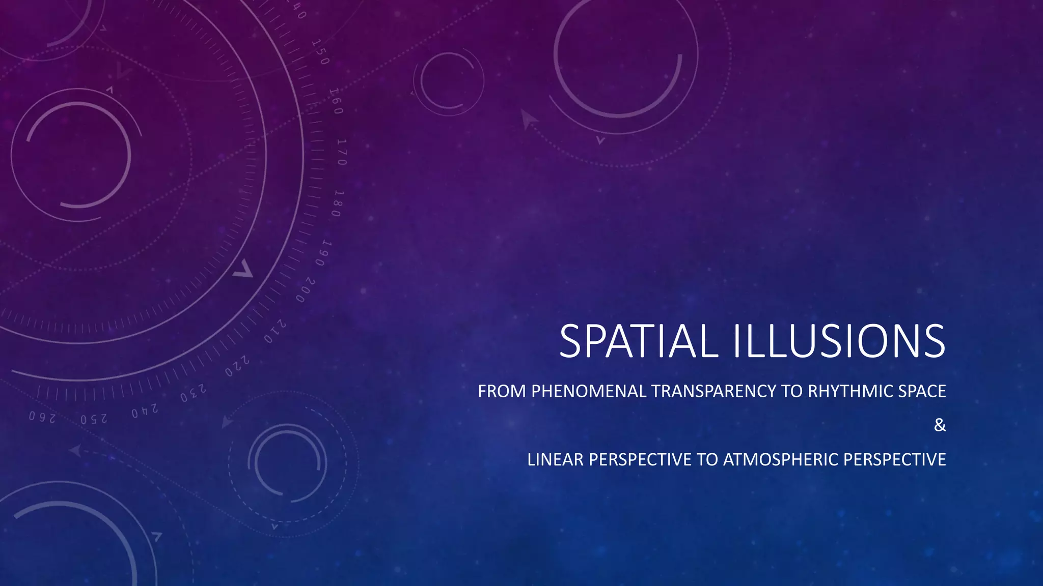 Spatial illusions | PDF