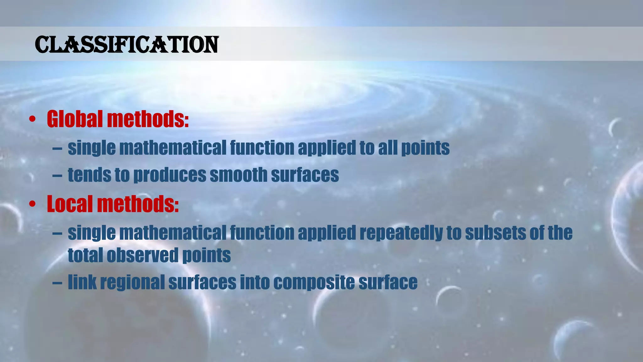 Spatial interpolation techniques | PDF