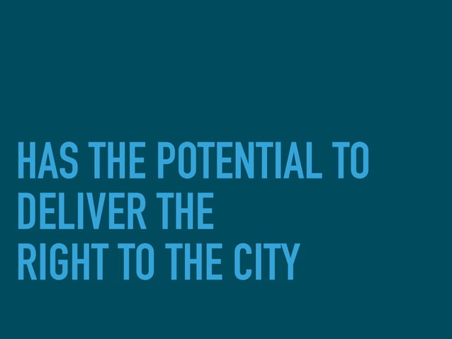 Spatial Justice and the Right to the City | PDF | Civic affairs | Politics