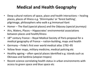 Spatial literacy for the health sciences | PPTX