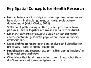 Spatial literacy for the health sciences | PPT