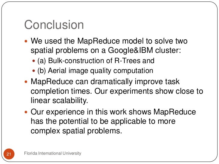 Experiences on Processing Spatial Data with MapReduce ssdbm09