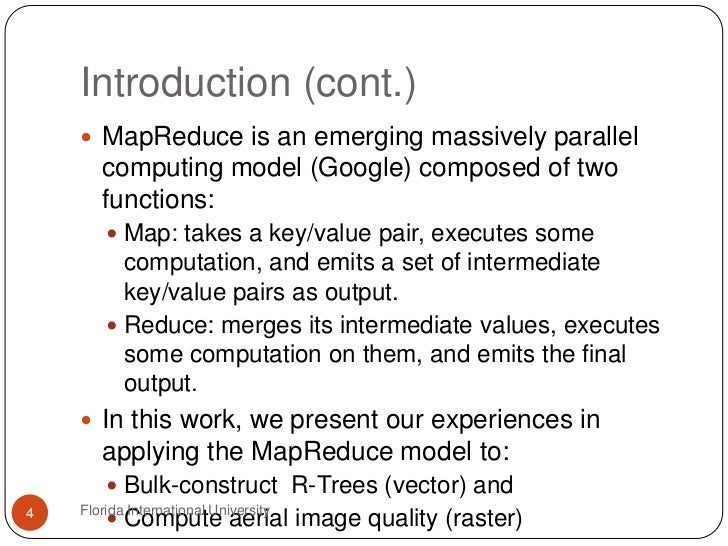 Experiences On Processing Spatial Data With Mapreduce Ssdbm09