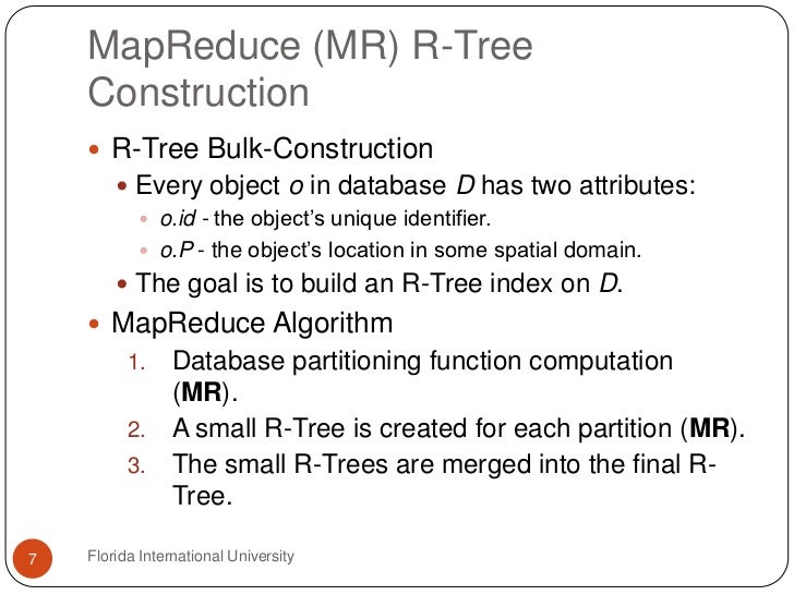 Experiences On Processing Spatial Data With Mapreduce Ssdbm09