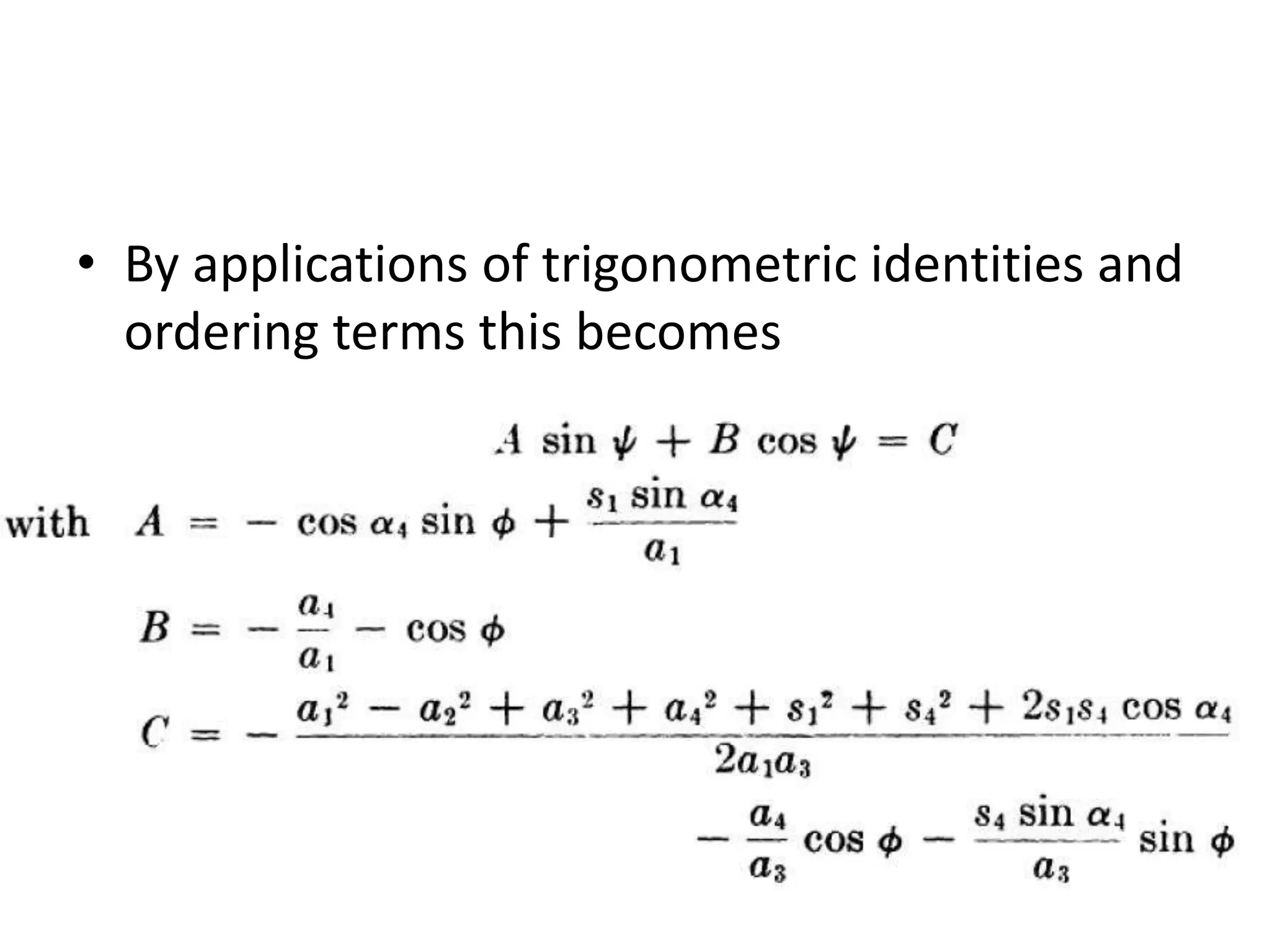Spatial mechanism and DH parameters | PPT