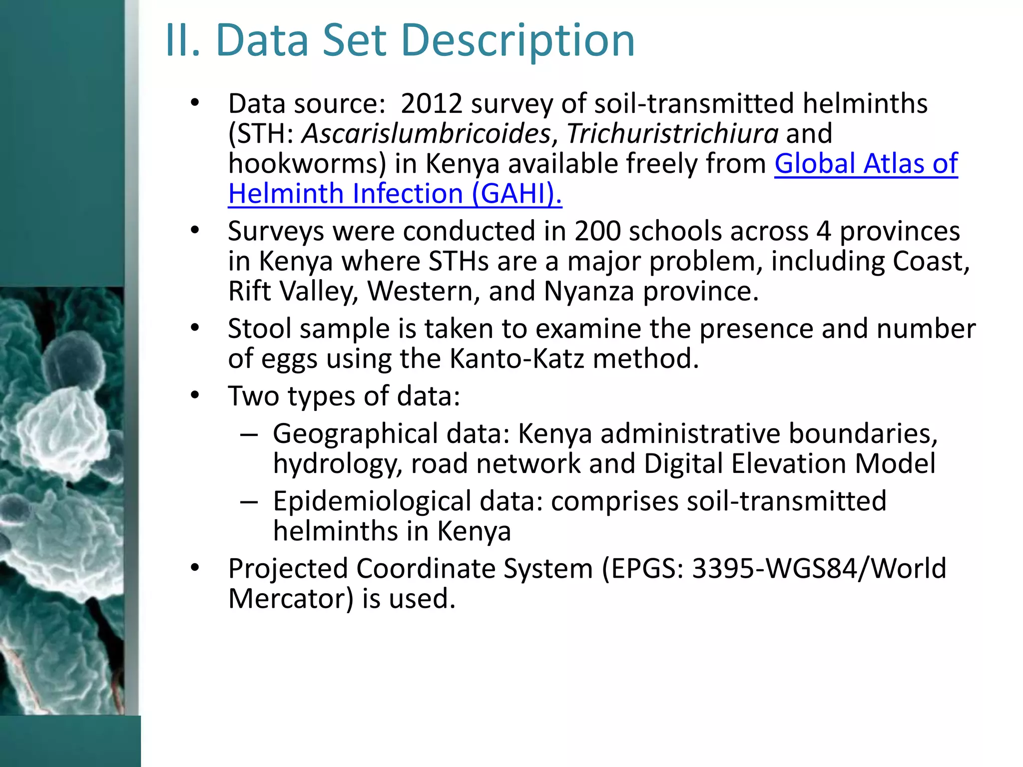 Spatial modeling of STHs infections in kenya | PPTX