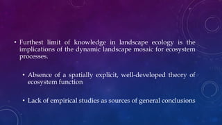 Spatial models of energy flow and nutrient dynamics | PPTX