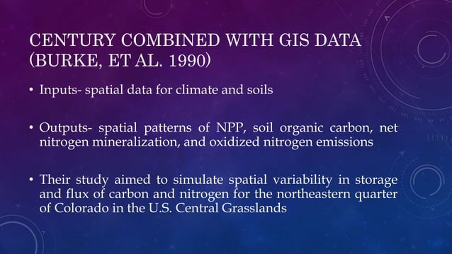Spatial Models Of Energy Flow And Nutrient Dynamics Ppt