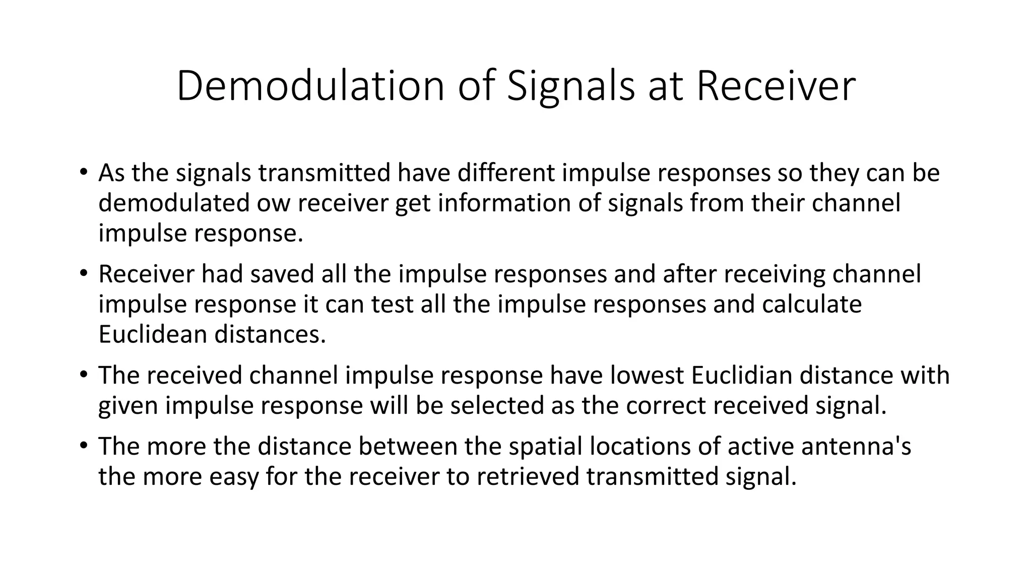 Spatial Modulation | PPTX