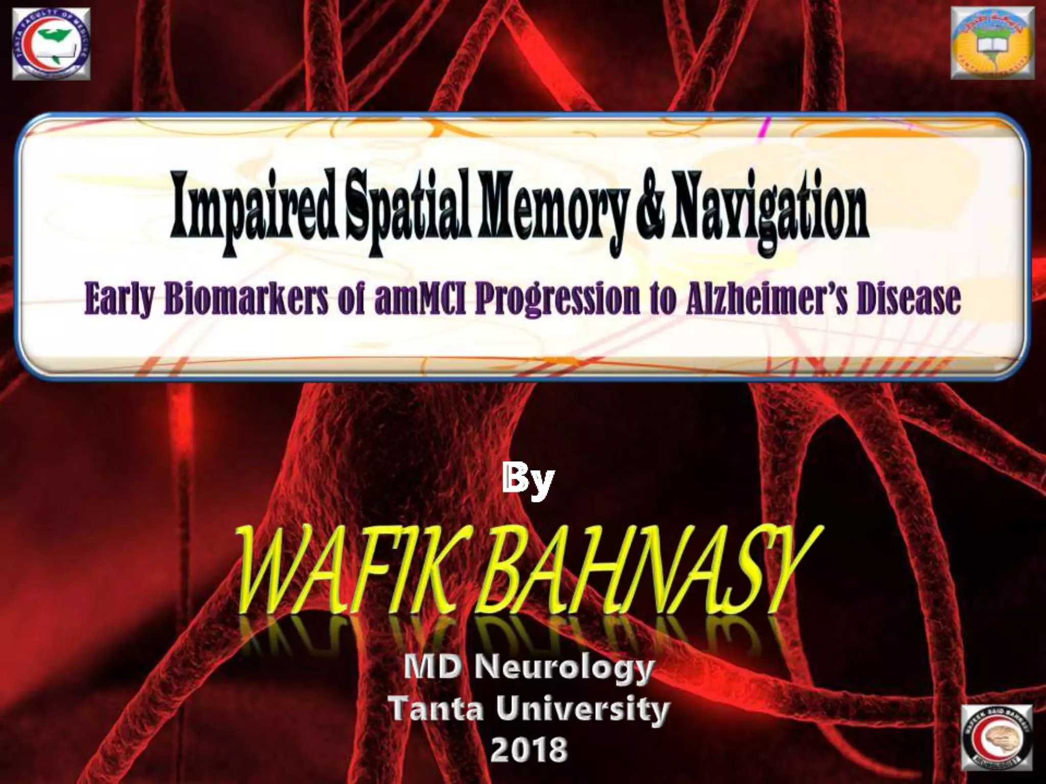 Spatial navigation and Alzheimer's Disease revised 2018 | PPTX | Brain ...