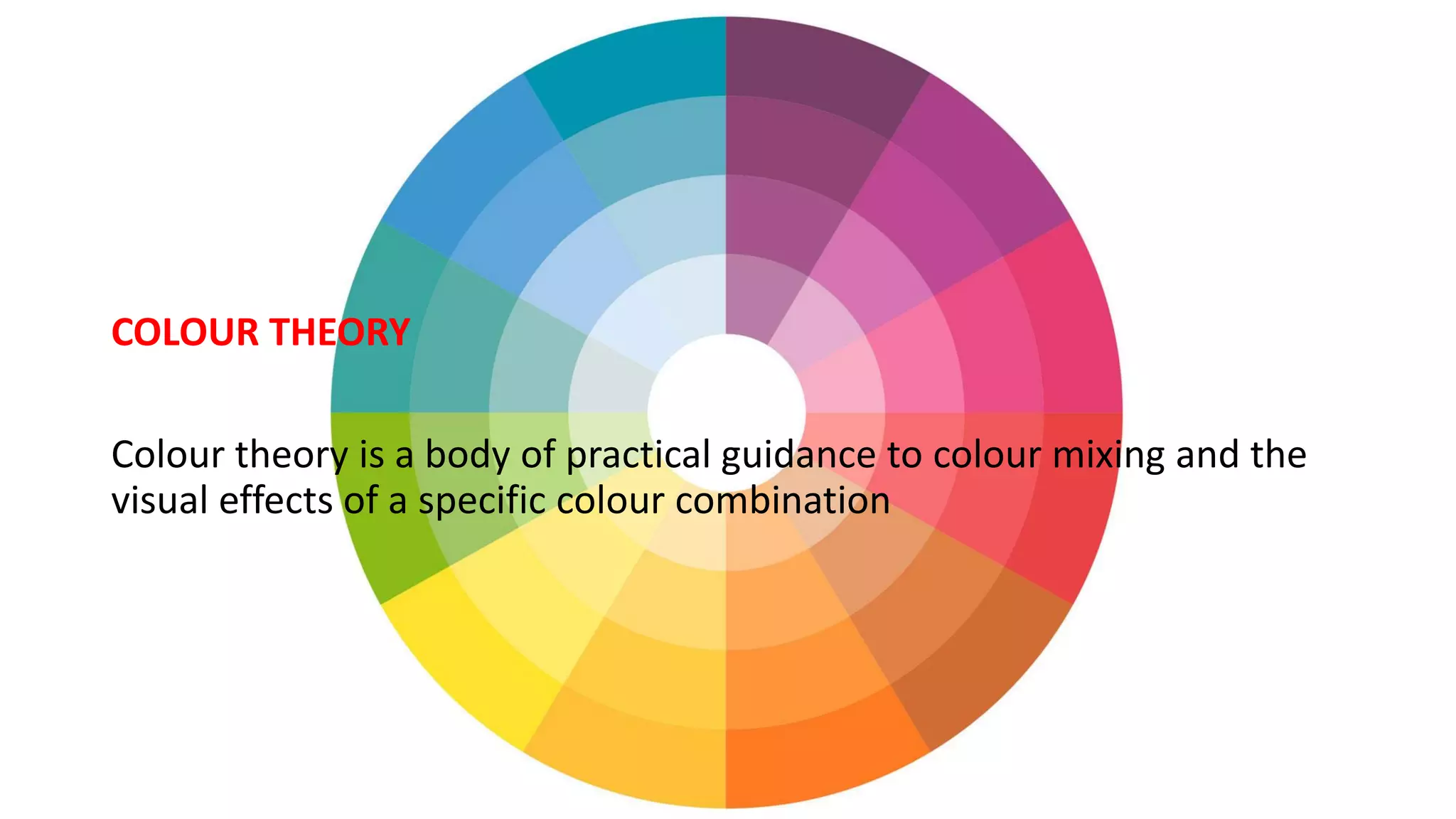 Spatial organisation and Colour Theory | PPT