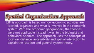 Spatial organization approach | PPTX