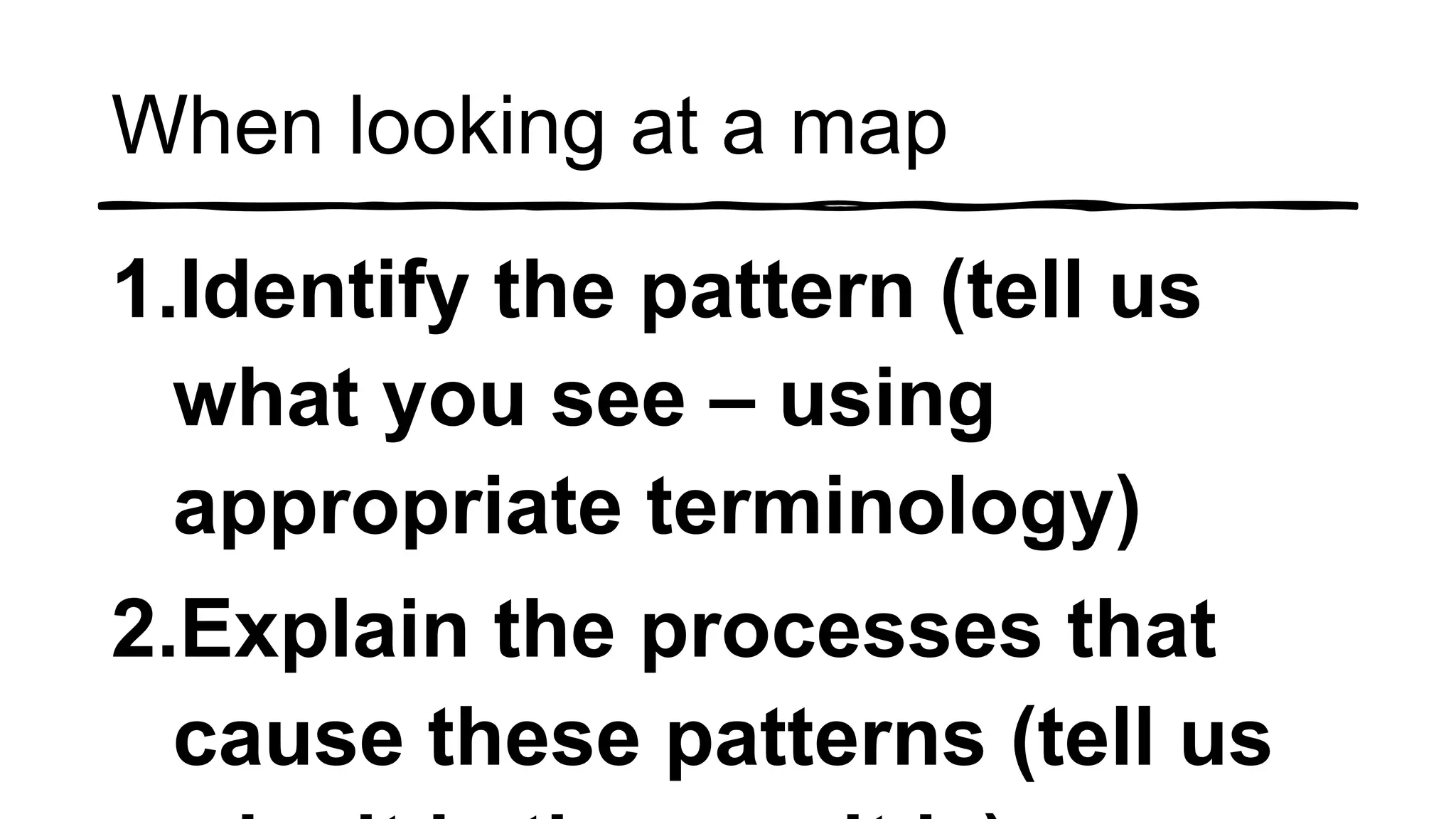 Spatial patterns terminology | PPT Spatial patterns terminology | PPT