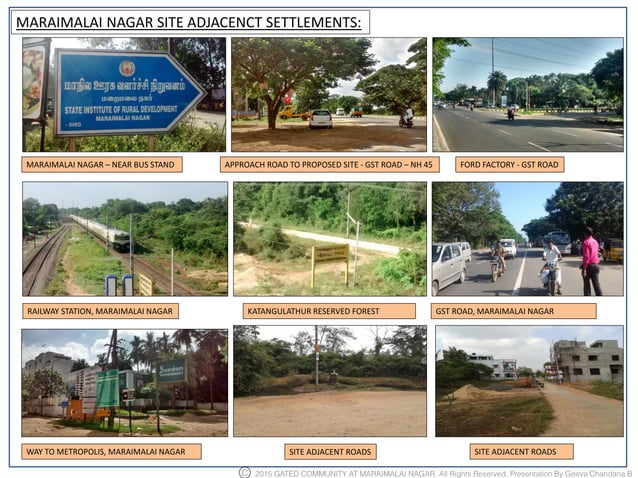 Spatial program for gated community | PPT