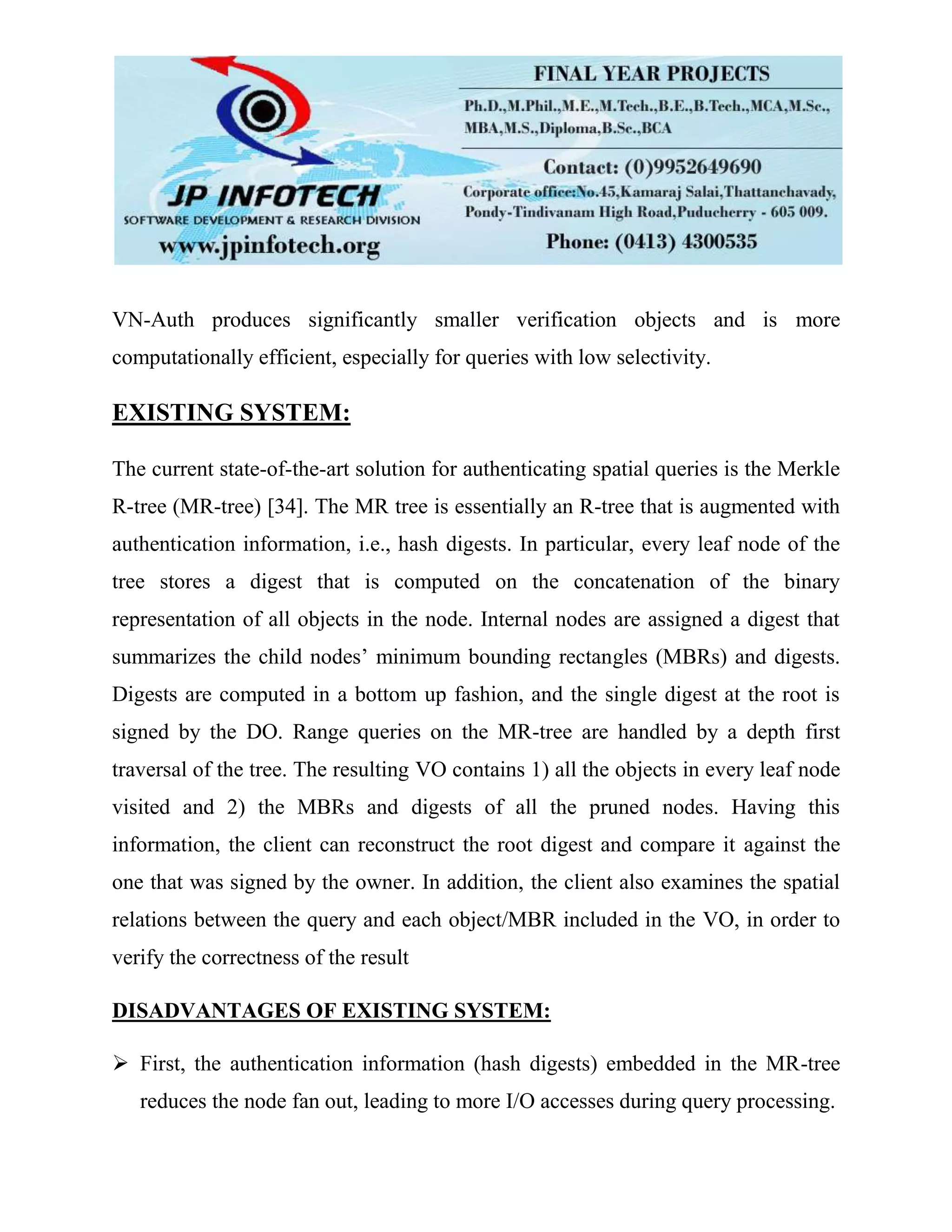 Spatial query integrity with voronoi neighbors | DOCX