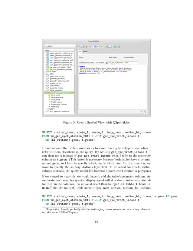 Spatial query tutorial for nyc subway income level along subway | PDF
