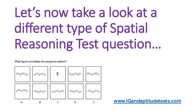Spatial Reasoning Test Questions and Answers