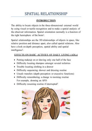 Spatial relationalship | DOCX