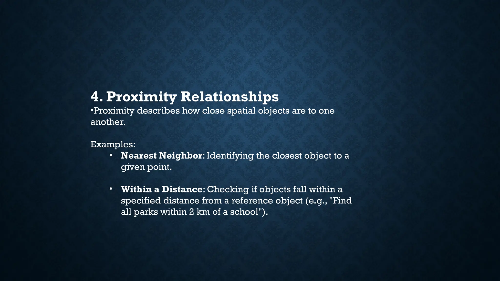 Spatial Relationship In Database Management System Pptx Databases Computer Software And