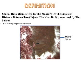 Spatial resolution | PPTX